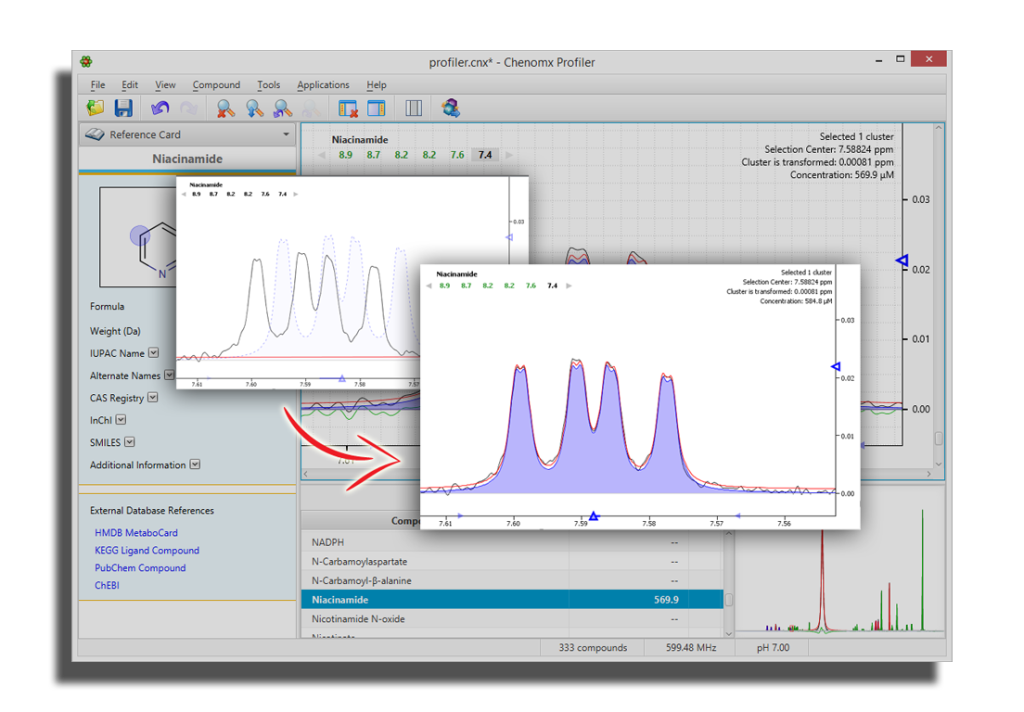 Profiler shadow | Chenomx Inc